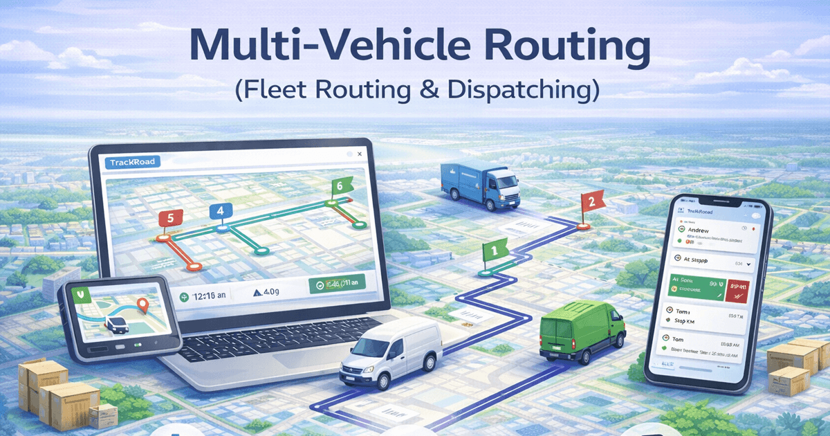 Multi-Vehicle Routing Guide (Fleet Routing & Dispatching) | TrackRoad