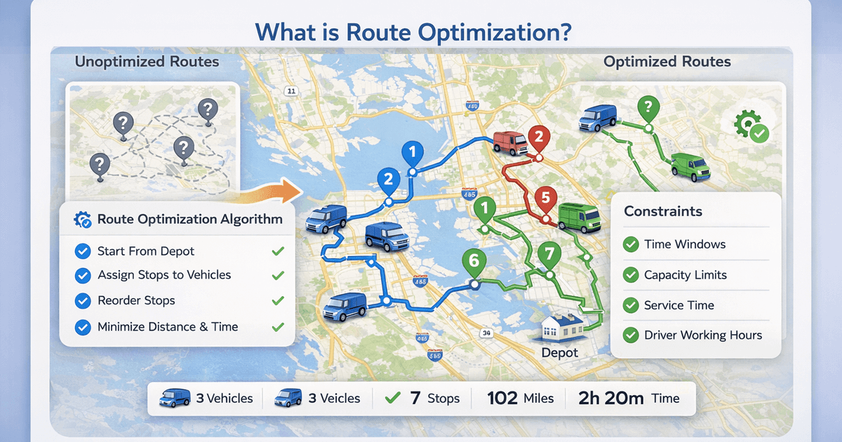 What Is Route Optimization? Definition, Examples & Benefits | TrackRoad